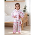 AIGUR Mommy and Me Matching Pajamas Bow Deer Print Button Down Long ...