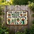AURIGATE Retro Gardening Hanging Sign, Iron Garden Decorative Board ...