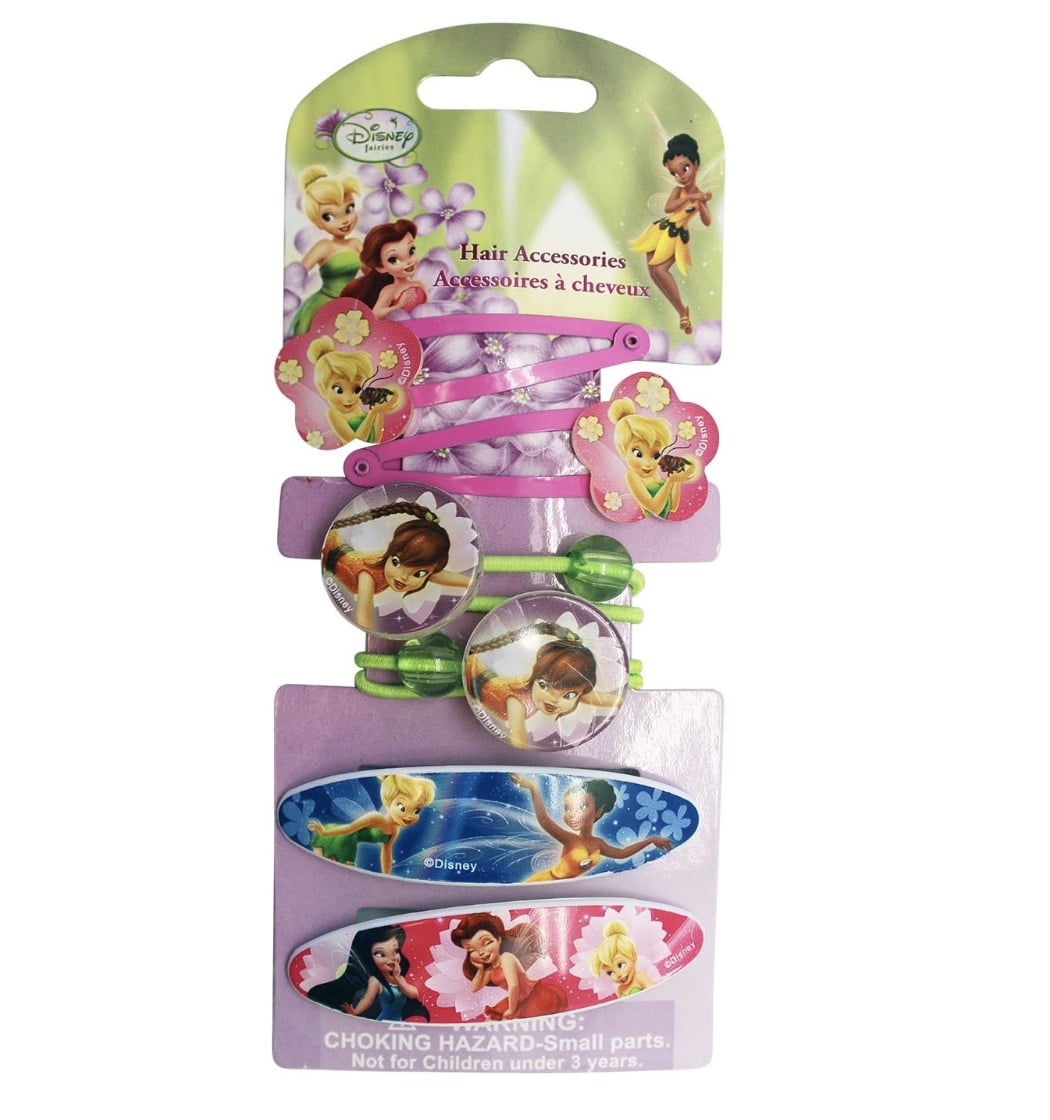 6pcs Tinkerbell Hair Accessories set- Disney Tinkerbell And Fairy ...