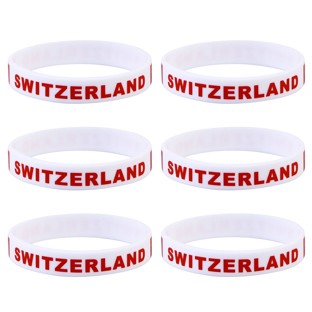 Click here for Ounona 6 Pcs Country Silicone Wristband Fashion Sp... prices