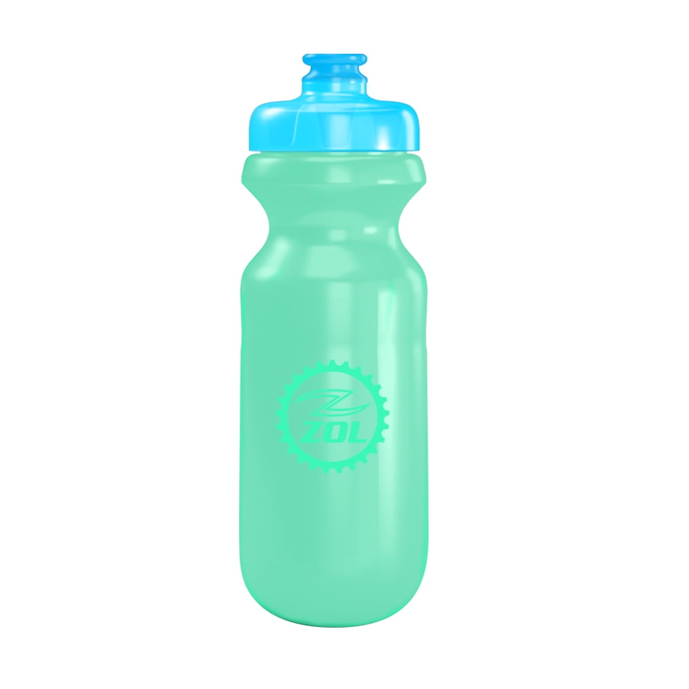 Zol Sport Mix & Match Bike Bicycle Water Bottles (Green/Blue) - Walmart.com