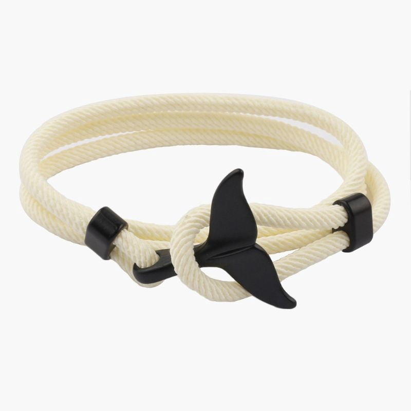 ZUARFY 2020 Summer Handmade Whale Tail Viking Rope String Bracelet ...