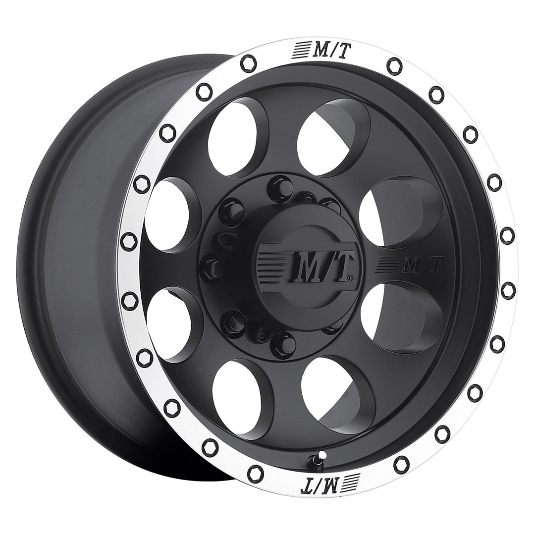 Mickey Thompson Classic Baja Lock Wheels with Matte Black Finish (16X10 ...