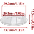 2PCS Faucet Temperature Buttons Trim Covers for Bathroom Kitchen Faecet ...