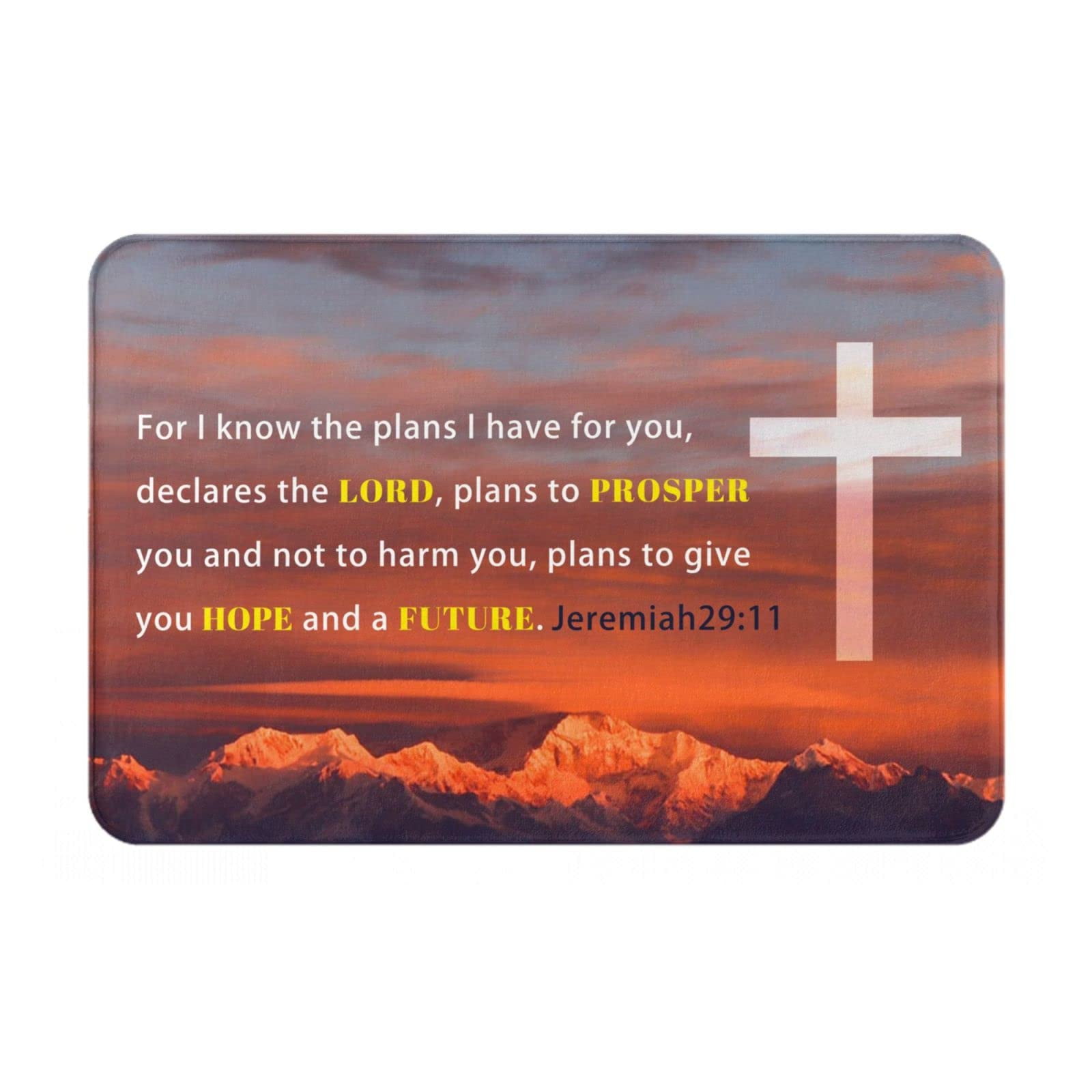 VIVACITE Prayer Mat Christian Gifts for Women Men Faith Religious ...