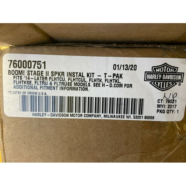 GENUINE HARLEY DAVIDSON Boom! Audio Stage II Tour-Pak Speaker ...