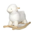 Baby GUND Lamb Rocker with Wooden Base Plush Stuffed Animal Nursery ...