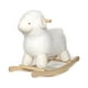 Baby GUND Lamb Rocker with Wooden Base Plush Stuffed Animal Nursery ...