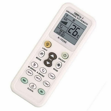 Universal Air Conditioner Remote Control With Light 1028E English ...