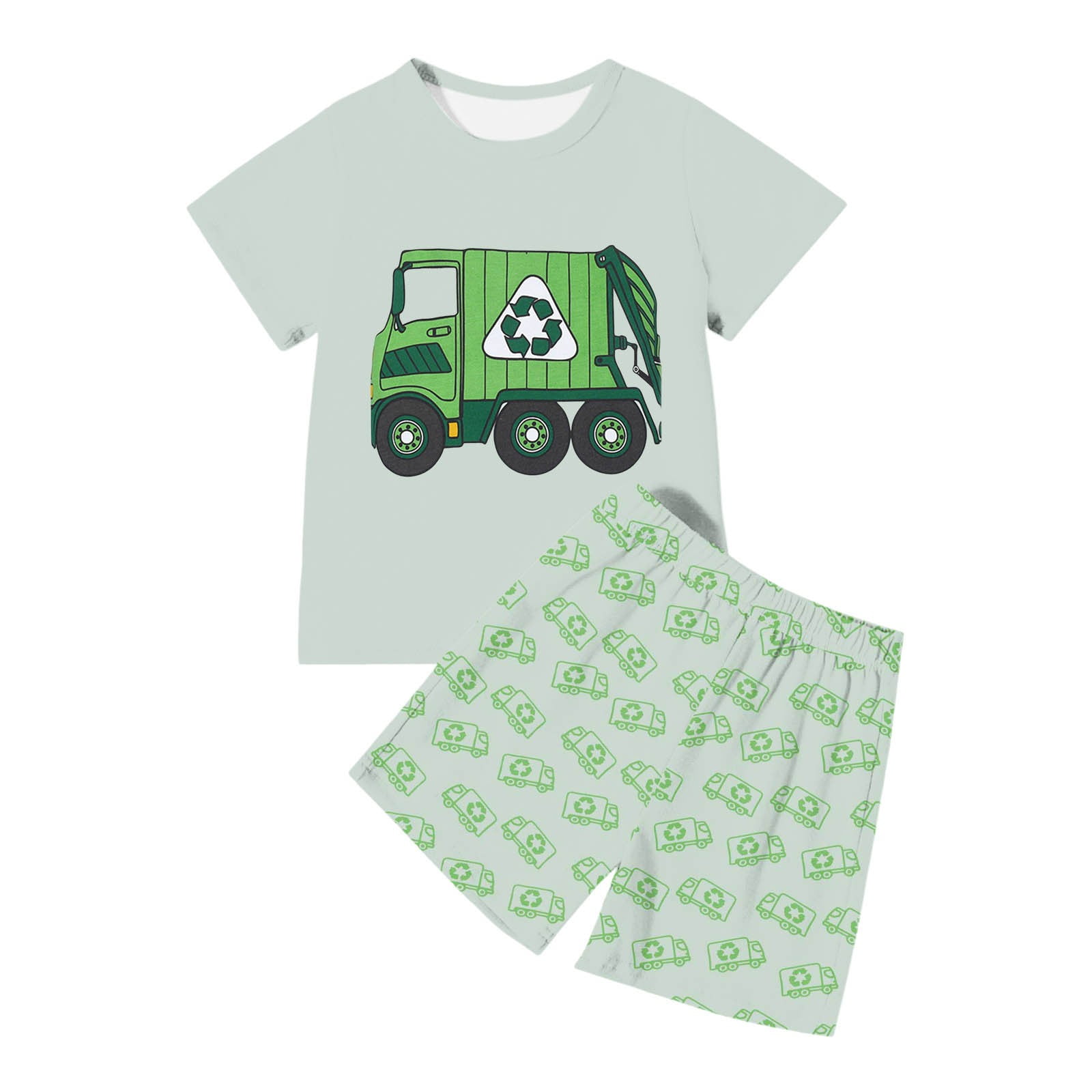 Click here for Huaiyyyy Kids Boys Pajamas Set Cartoon Crewneck So... prices