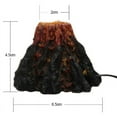 Catlerio Aquarium Volcano Fish Tank Decorations, Bubbler Ornament ...