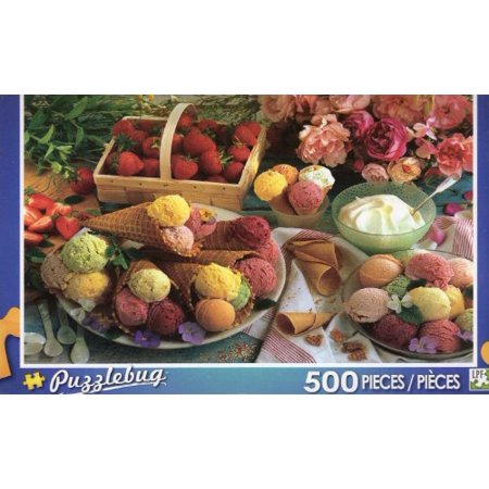 Variety of Ice Creams - Puzzlebug - 500 Pc Jigsaw Puzzle - NEW ...