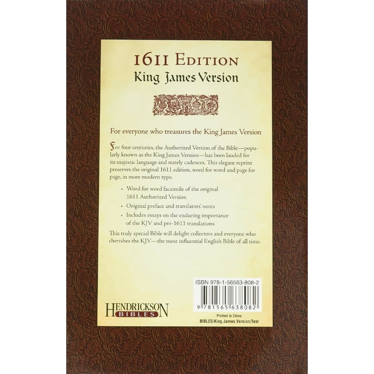 400 Years Kjv Bible 1611