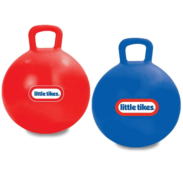Little Tikes Bouncing Fun! 18" Red and Blue Space Hopper Bundle ...