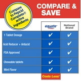 Equate Dual-Action Acid Reducer Complete, Mint Chewable Tablets, 50 ...