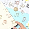 40Pcs 2 Colors Iron Paper Clips Cute Paper Clips Funny Bookmark Marking ...