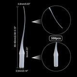 350pcs Plastic Glue Micro-Tips Glue Extender Precision CA Glue ...