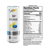CELSIUS Healthy Blue Raspberry Lemonade, Sugar-Free Essential Energy ...