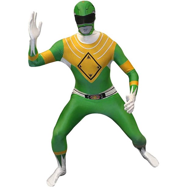 Adult Men's Green Power Ranger Morphsuit Costume - Walmart.com