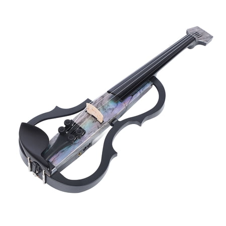 Electric Silent Violin with Pickup 4/4 Full Size Professional Electric ...