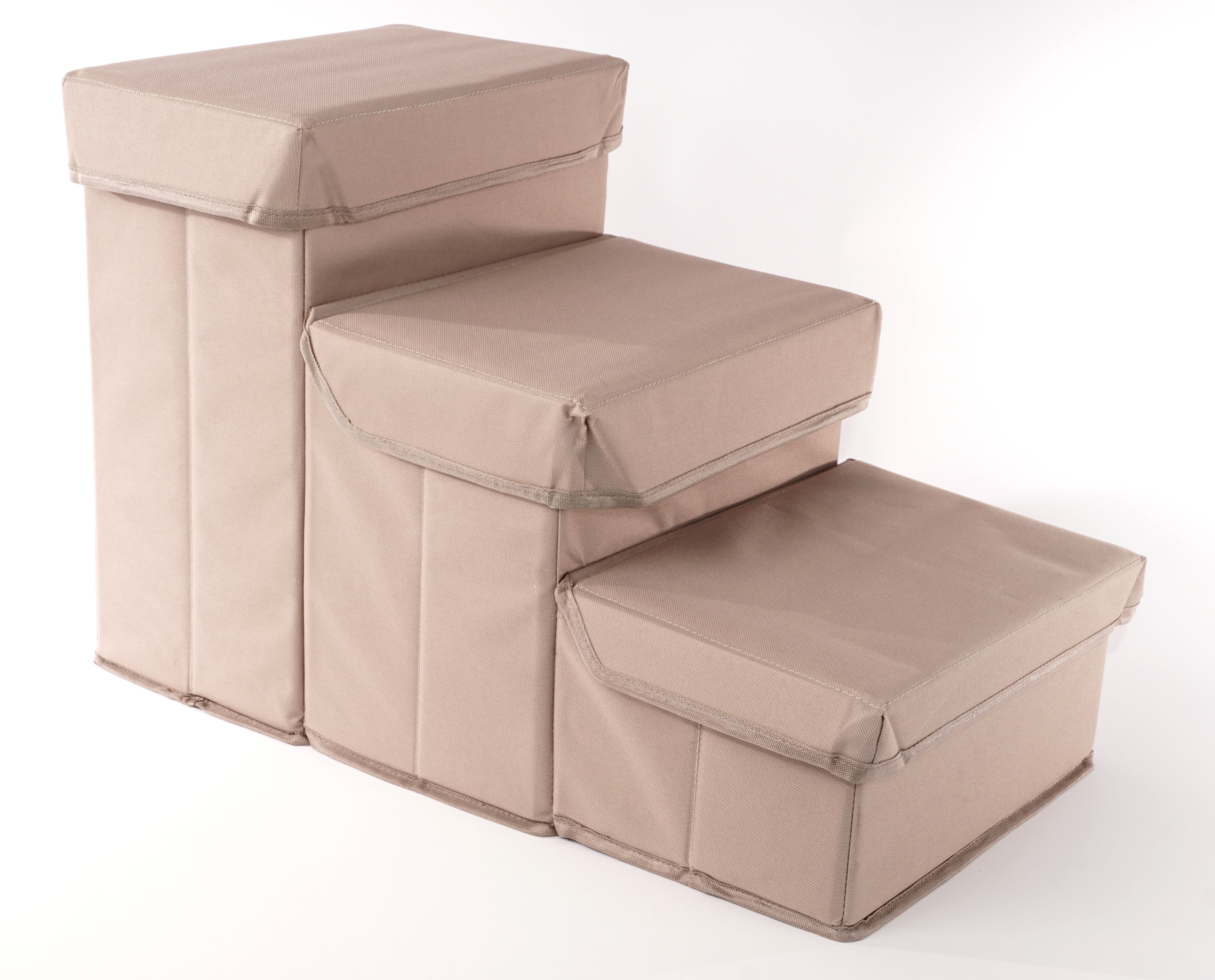 Precious Tails 3-Step Storage Foldable Cat Dog Pet Steps - Walmart.com