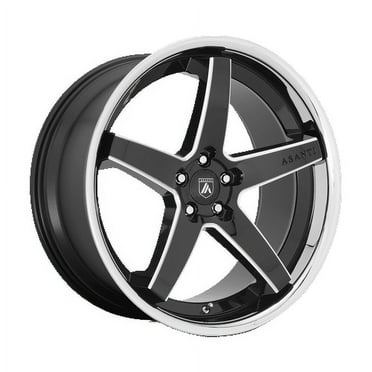 Asanti Black Aluminum Rim ABL-23 SIGMA 20X10.5in Brushed Silver Chrome ...