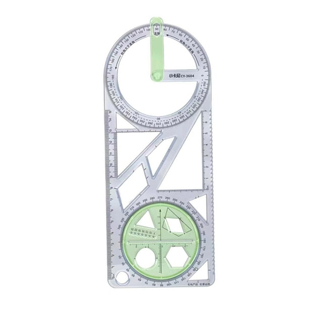 Geometric Ruler Drawing Template Form Work Draft Ruler Drawing Rulers ...