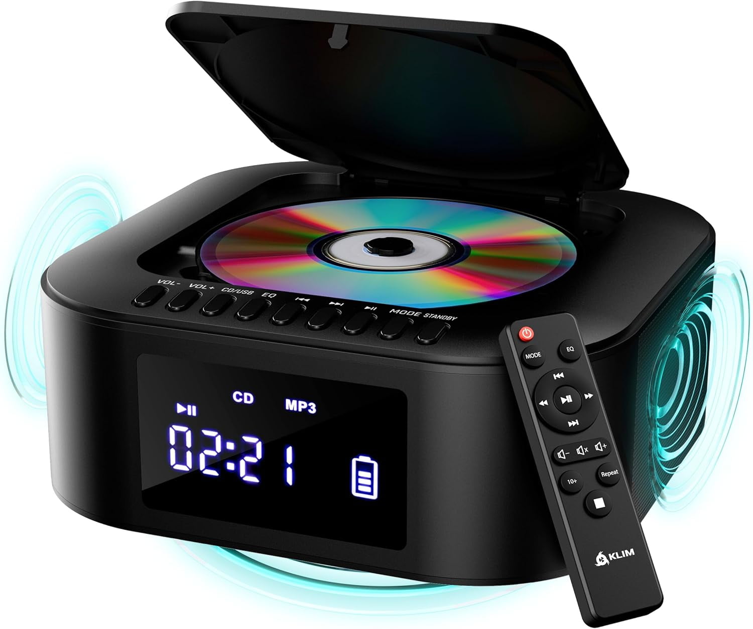 Restored KLIM Boombox E1 - CD Player Portable Stereo + Extra Bass built ...
