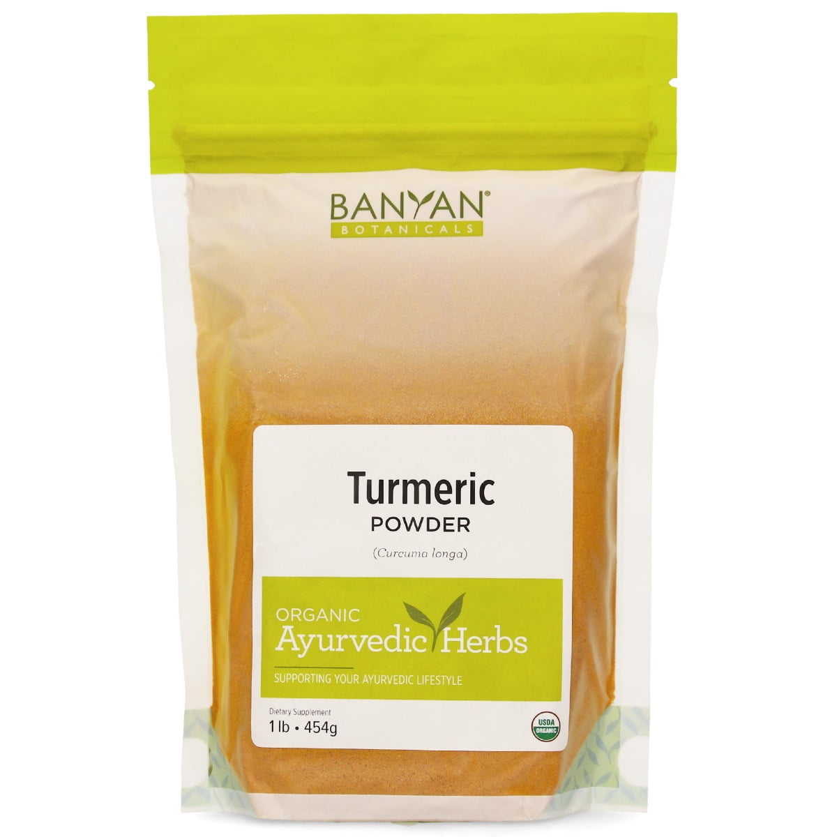 Banyan Botanicals Turmeric Powder - USDA Organic, 1 lb - Curcuma longa ...