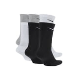 Nike Men's 6-pack Everyday Plus Cushion Crew Training Socks Gray Multi ...