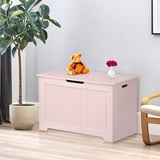 HomGarden Large Wooden Toy Storage Chest, Pink - Ideal for Kids ...