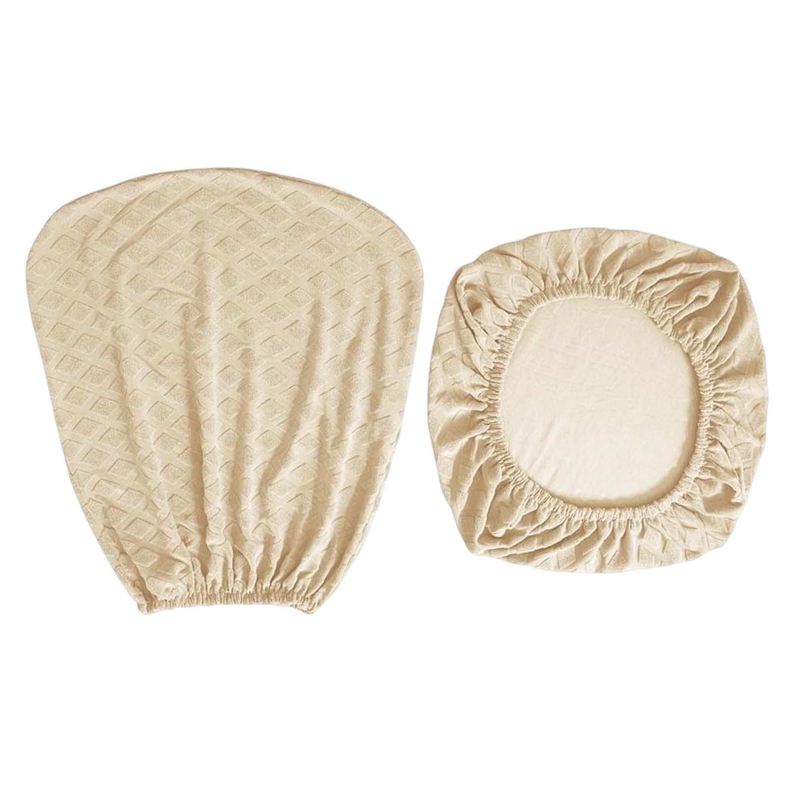 Split Office Chair Cover Stretchable Anti Dust Dining Room Chair Cover ...