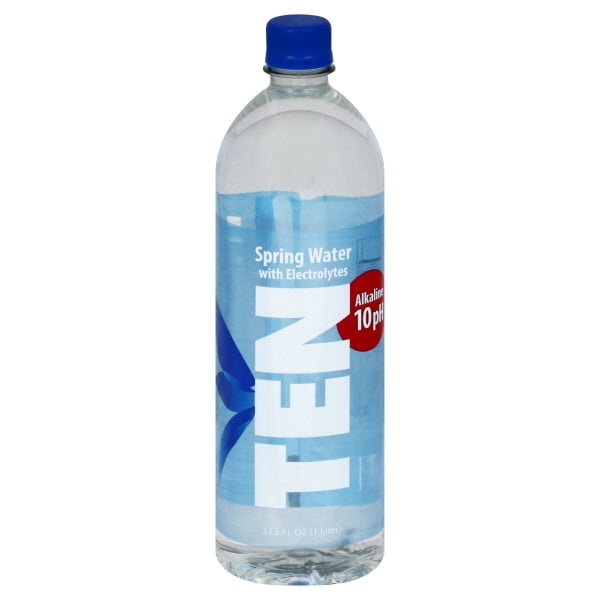 Ten with Electrolytes Spring Water, 33.8 fl oz - Walmart.com