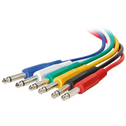Peavey 3 ft. Color Coded Patch Cables 6-Pack - Walmart.com