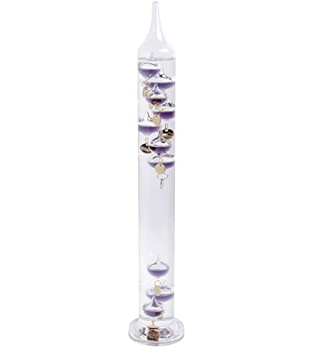 Palais Essentials Galileo Thermometer - Floating Glass Balls Fahrenheit ...