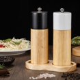 Manual Wood Grinder Salt and Peppers Powder Mill Kitchen Tool ...