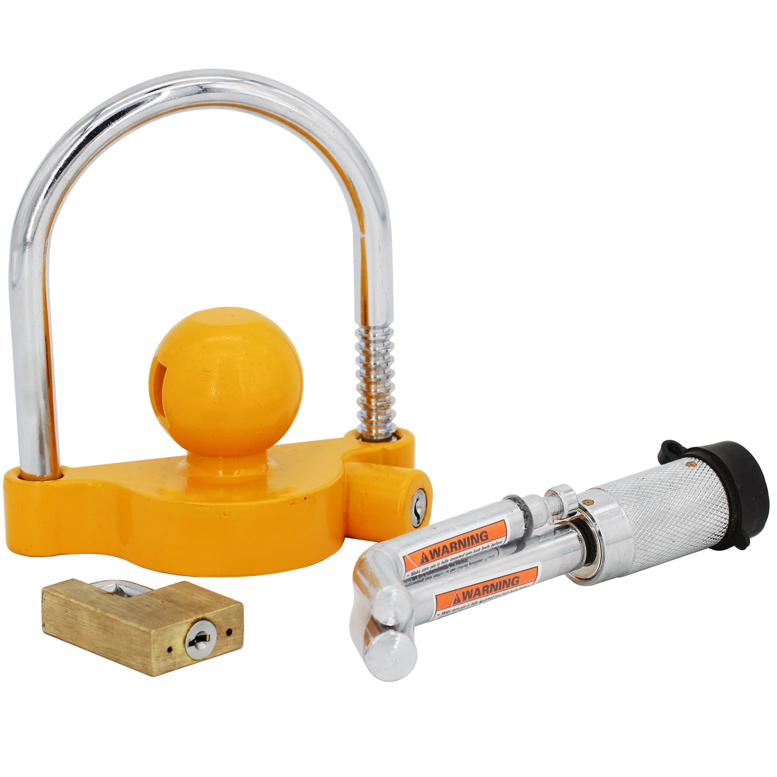 Buy Trailer Hitch Lock Set - Universal Coupler Lock & Dual Bent Pin ...