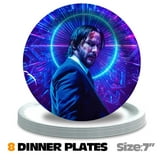 John Wick Party Supplies Decor Decorations Plates Movie Background Cake ...