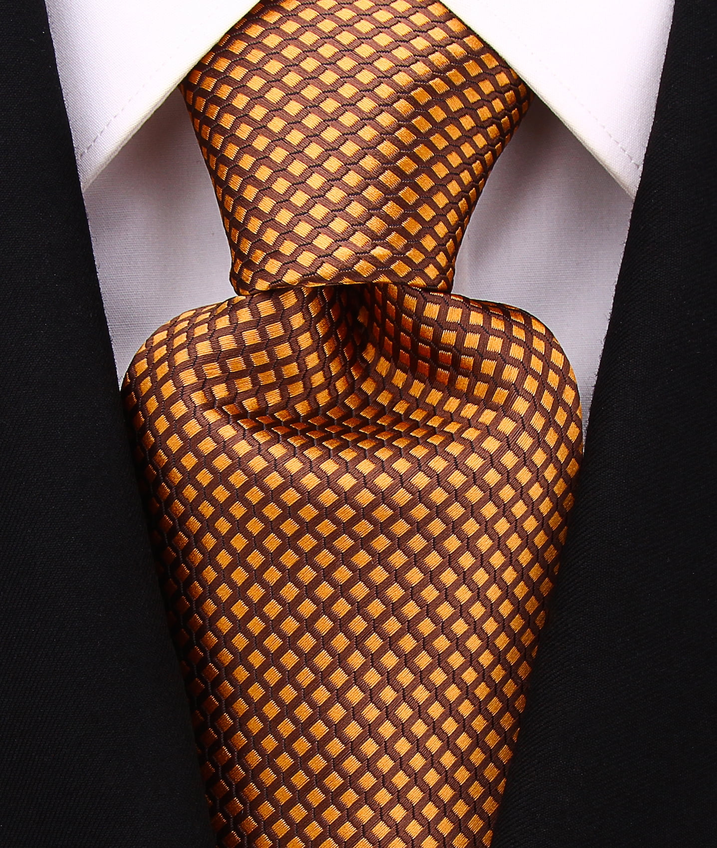 Mens Diamond Pattern Necktie by Scott Allan - Mens Tie - Walmart.com