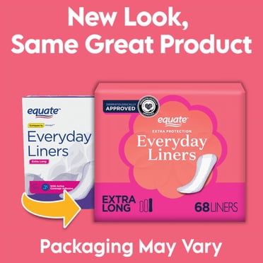 Equate Options Women's Incontinence Pads, Maximum Absorbency, Long ...