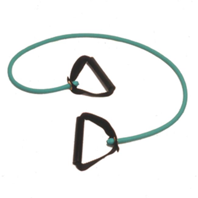 Exercise Tubing with Handles Exerciser - 18 Inch - Green - Medium ...
