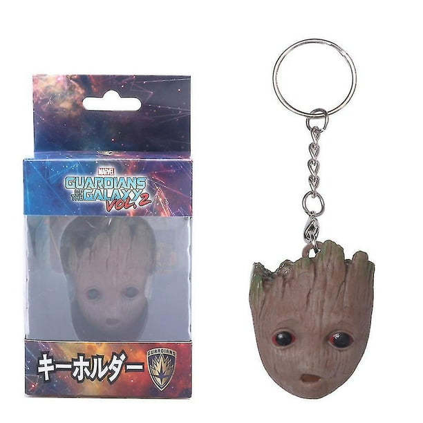 Groot Keychain Key Ring Baby Figure Pendant Guardians Of The Galaxy ...