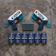 X-Shot Excel Double Kickback Foam Dart Blaster Combo Pack (8 Darts, 6 ...