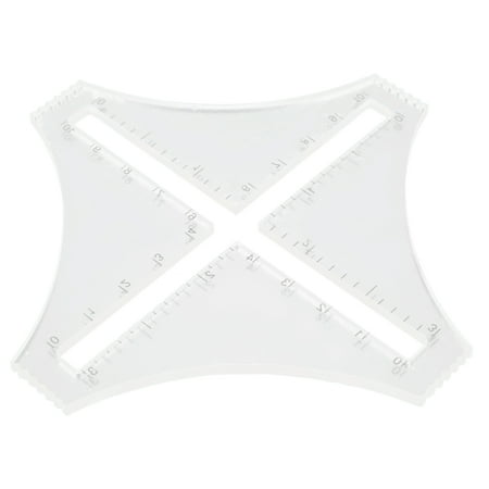 Rdeghly Quilting Ruler Cutting Ruler Plastic Sewing Rulers For Craft ...