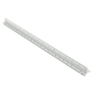 Chartpak Adjustable Triangular Scale Aluminum Architects Ruler, 12 ...