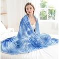 1 PC Summer Ultrasonic Cooling Blanket, Breathable Temperature Reducing ...