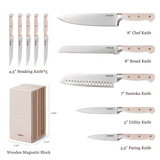 CAROTE Professional Chef's 11PCS Knife Set, Stainless Steel, Ergonomic ...