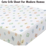 Danica 100% Cotton Fitted Baby Crib Sheet 3 Pack for baby Boys Girls ...