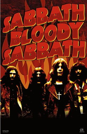 Black Sabbath Poster - Bloody - New 24x36 - Walmart.com