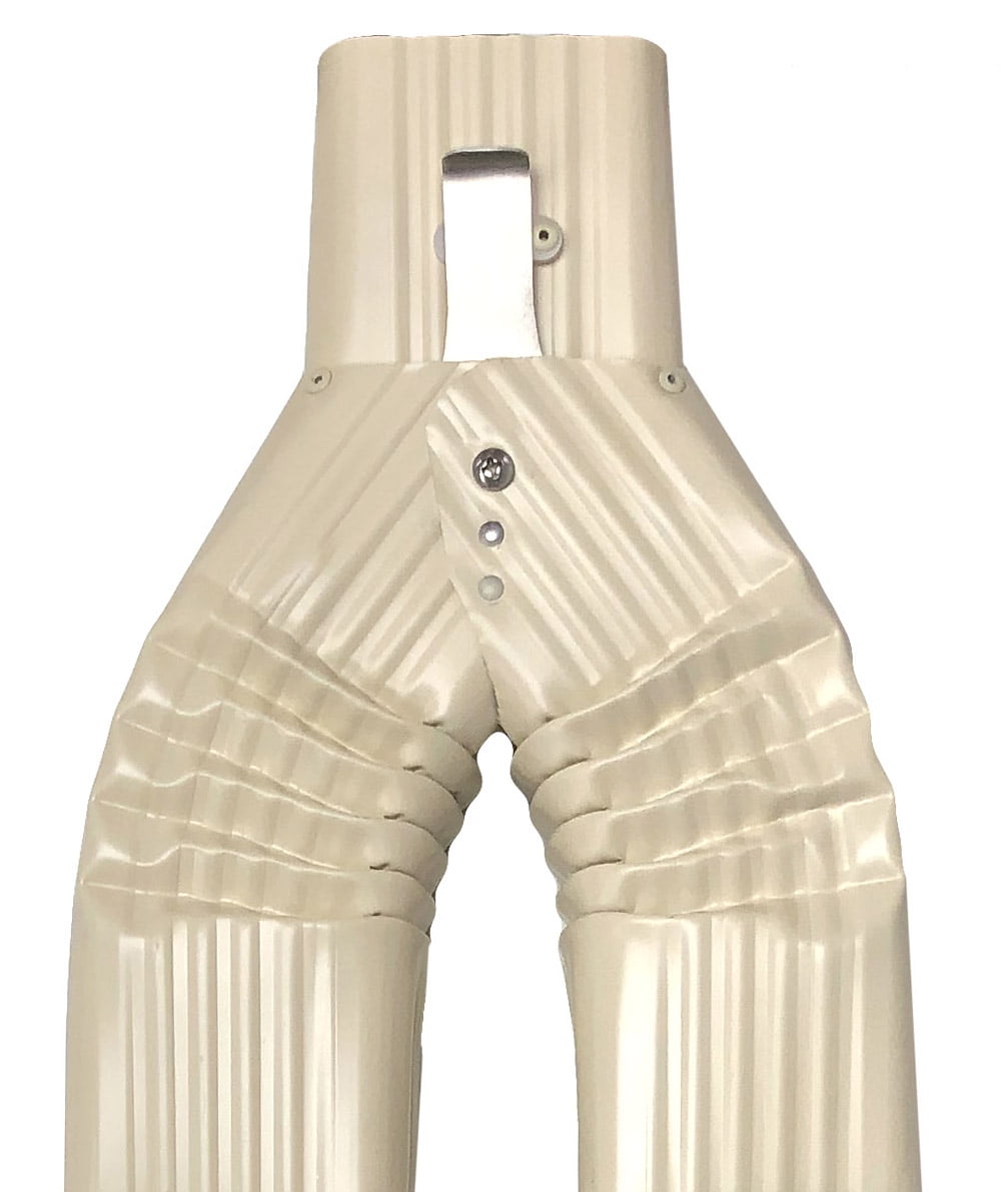 Basic Downspout Diverter for Rain Barrels (2X3, Classic Cream ...